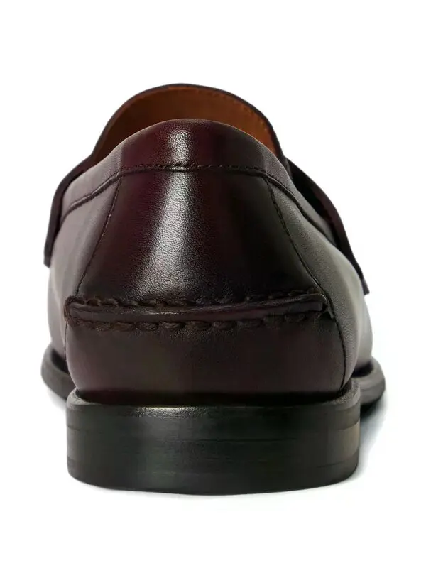 Polo Ralph Lauren Alston Burnished Leather Penny Loafers - Brown