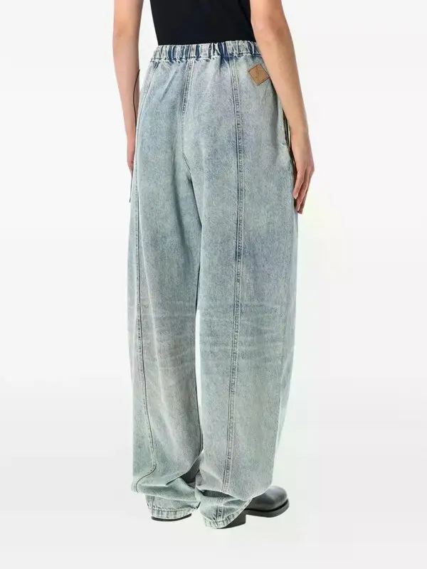 HAIKURE Elastic-waistband Jeans - Blue