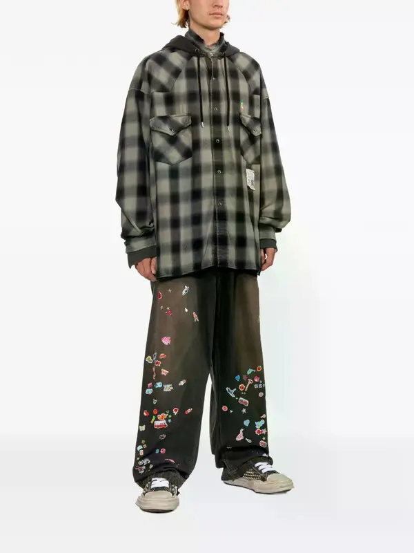 Mihara Yasuhiro All-over Graphic Print Jeans