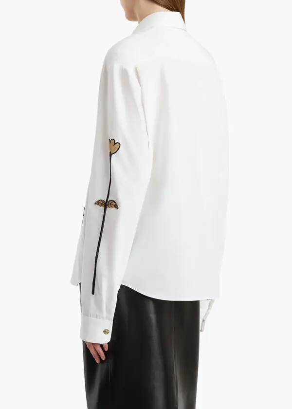 Khaite Argo Embroidered Top