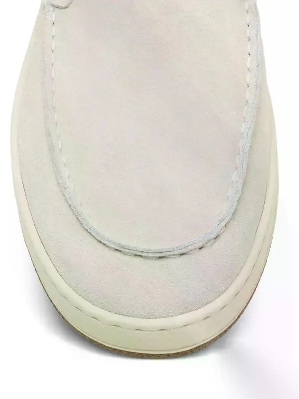 LANVIN Stitched Panelled Loafers - Neutrals