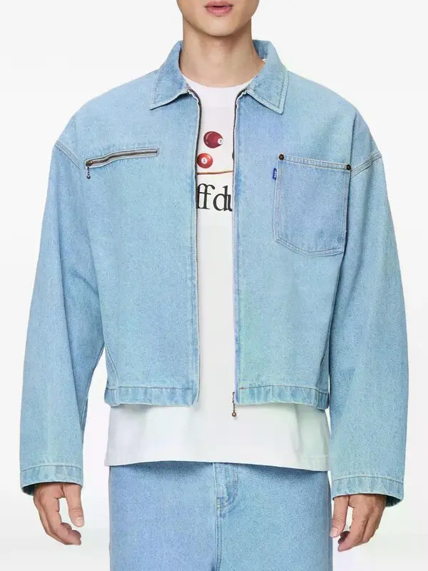 OFF DUTY Denim Zip Jacket - Blue