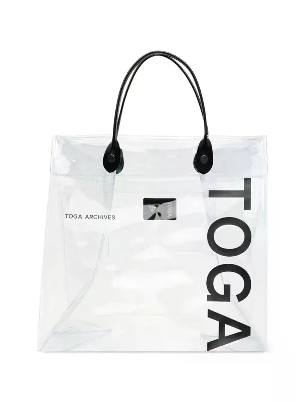 Toga Logo-print Tote Bag - White