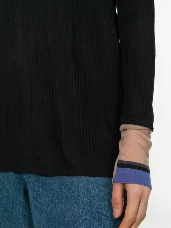 Toga Ribbed Long-sleeved Top