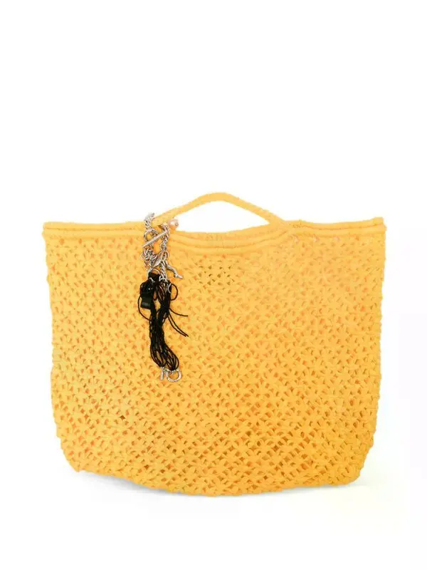 Toga Knitted Tote Bag - Yellow