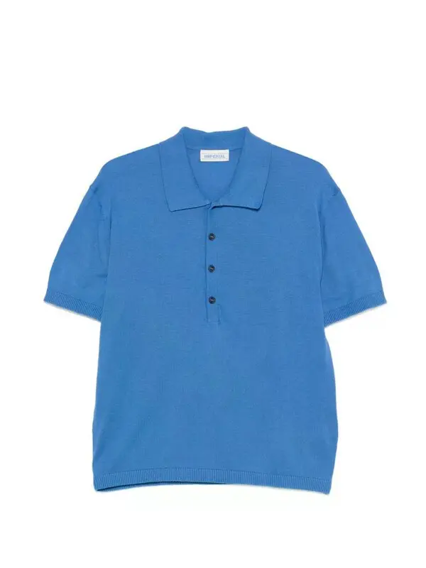 Imperial Cotton Polo Shirt - Blue