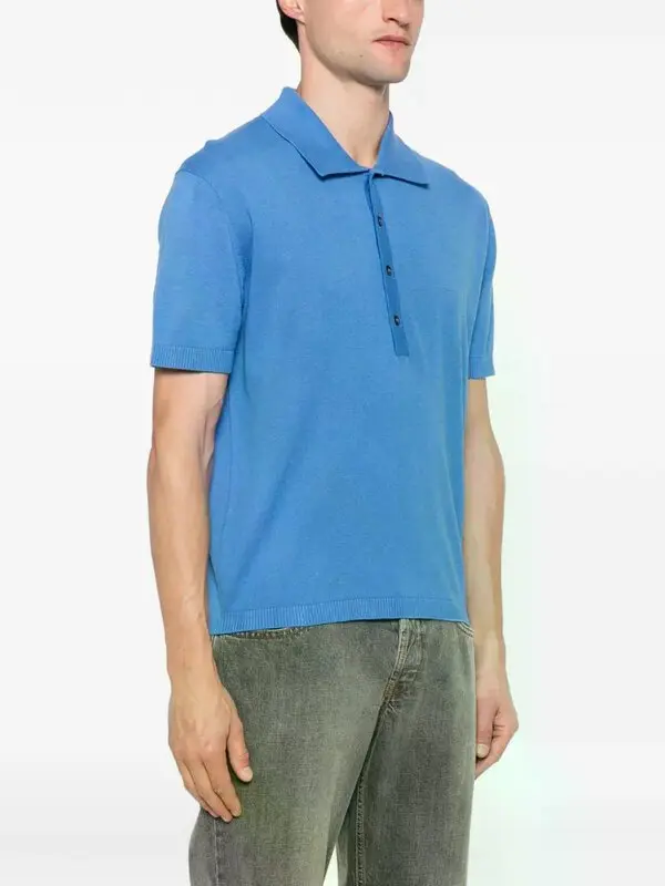 Imperial Cotton Polo Shirt - Blue