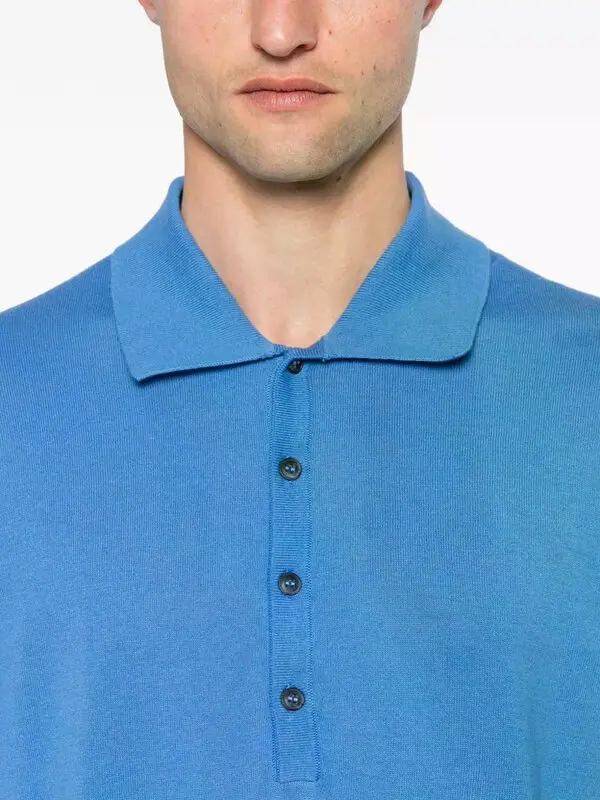 Imperial Cotton Polo Shirt - Blue