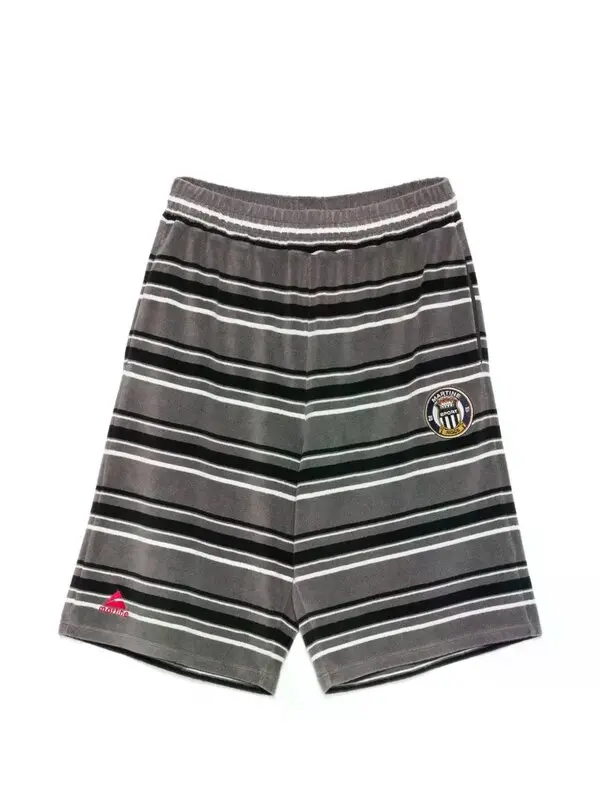 Martine Rose Striped Shorts - Grey