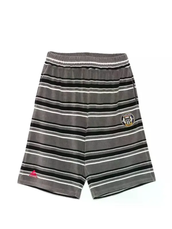 Martine Rose Striped Shorts - Grey