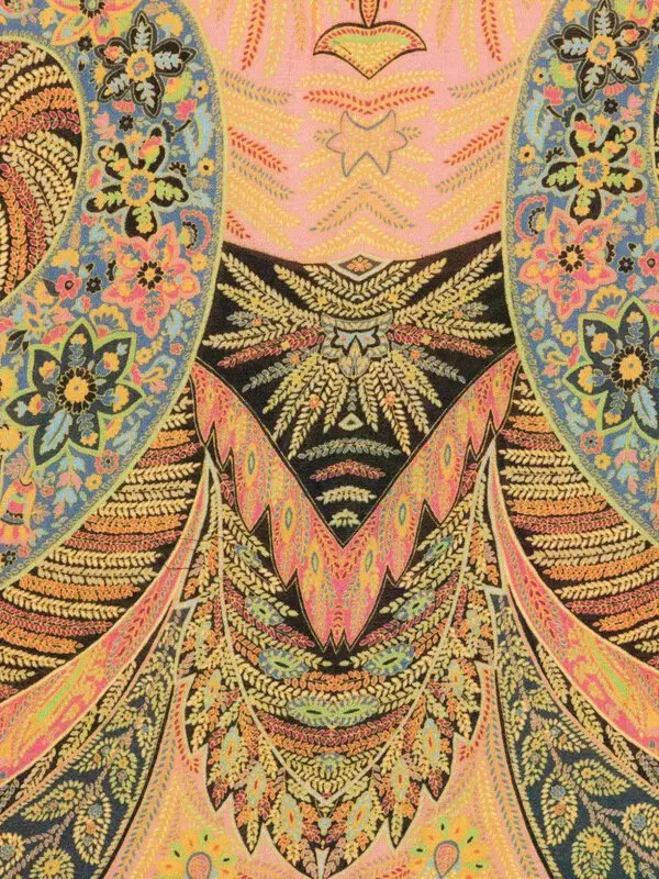 Etro Paisley-print Frayed Scarf