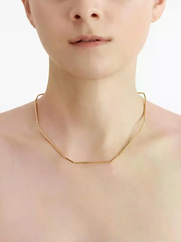 Shihara Construction Lines Chain-link Necklace