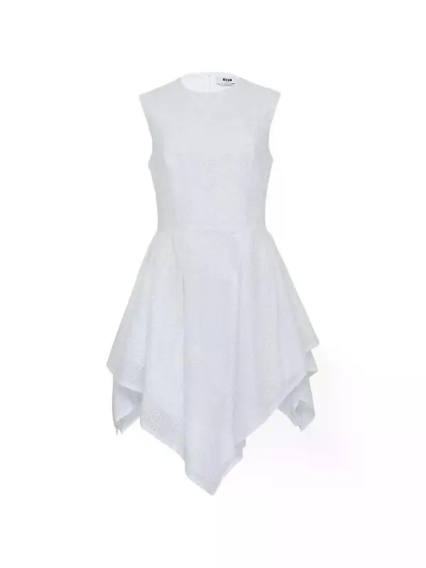 MSGM Layered Mini Dress - Neutrals