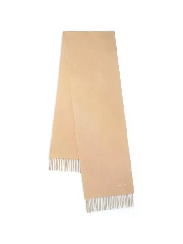 Mulberry Fringed Cashmere Scarf - Neutrals