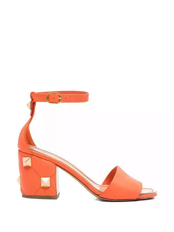 Valentino Garavani 2020s Rockstud Sandals - Orange