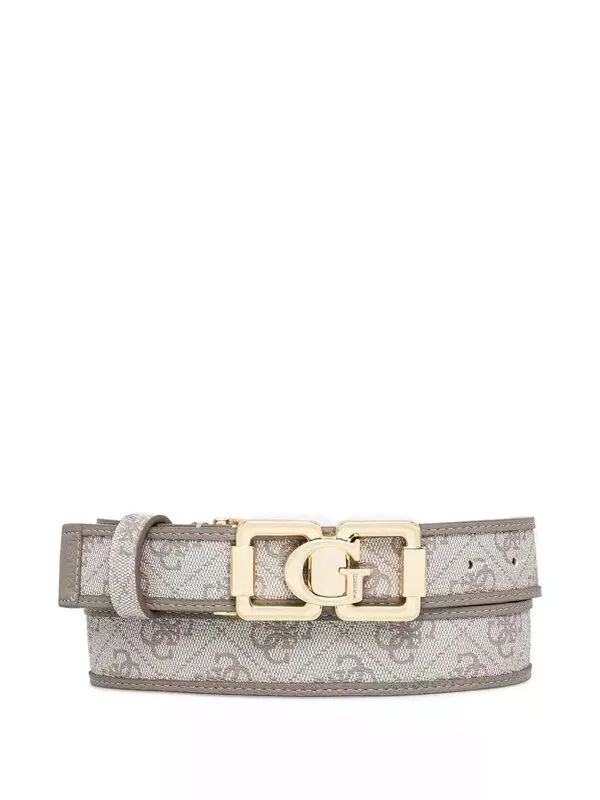 Guess Karnilla Logo-buckle Belt - Grey