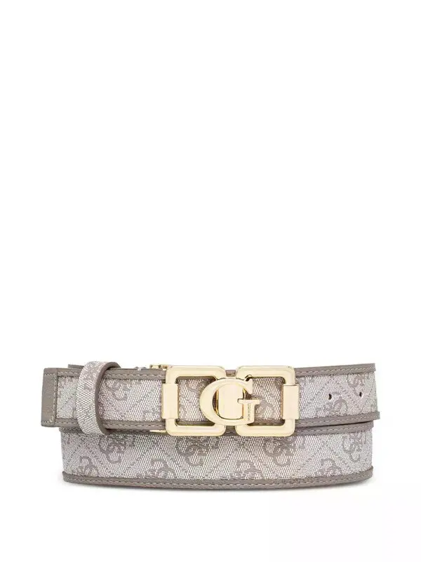 Guess Karnilla Logo-buckle Belt - Grey