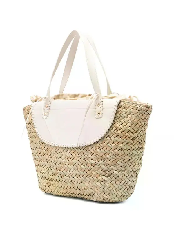 LA CARRIE Raffia Tote Bag