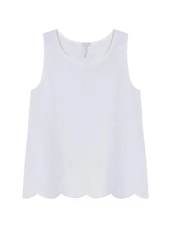 Hanro Broderie-anglaise Tank Top - White