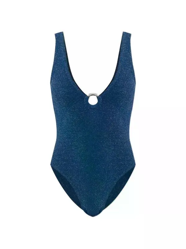 Bond Eye Mara Lurex One-piece Swimsuit - Blue
