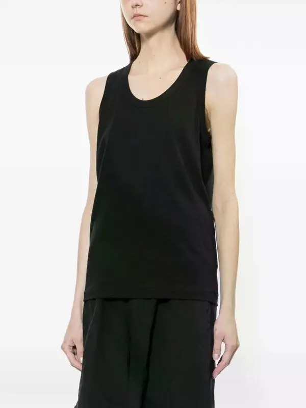 Comme Des Garçons Crew Neck Vest Top