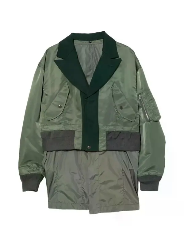Toga Nylon Twill Jacket - Green