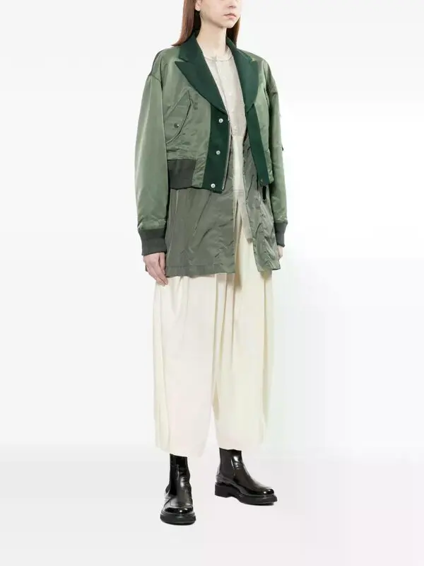 Toga Nylon Twill Jacket - Green