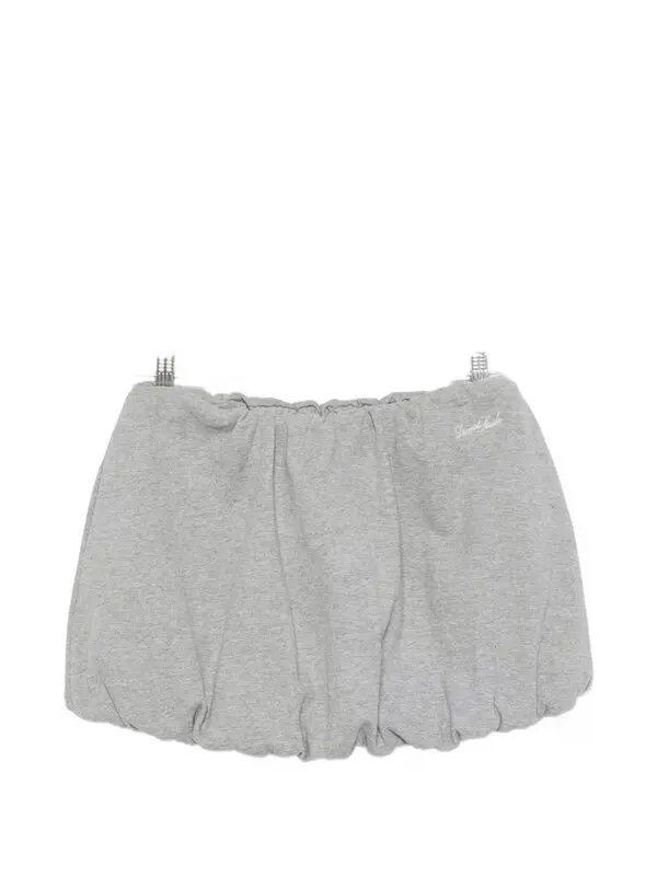 DUNST Bubble-hem Mini Skirt - Grey