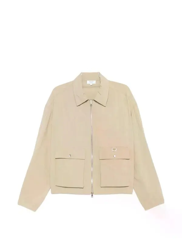 Maison Kitsuné Zip-up Flap-pocket Jacket - Neutrals