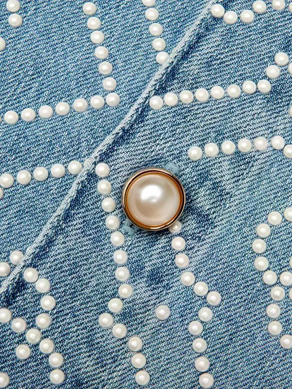Casablanca Pearl-embellished Monogram Shirt
