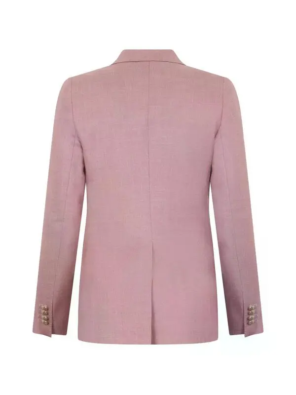 Tagliatore Single-breasted Slim-fit Blazer - Pink
