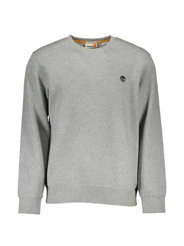 Timberland Logo-embroidered Crew-neck Sweatshirt - Grey