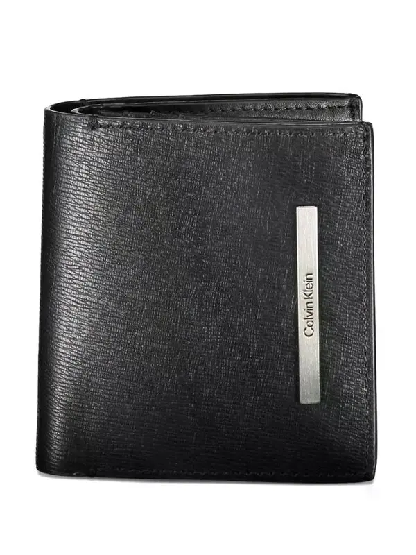 Calvin Klein Logo-plate Bifold Wallet - Black