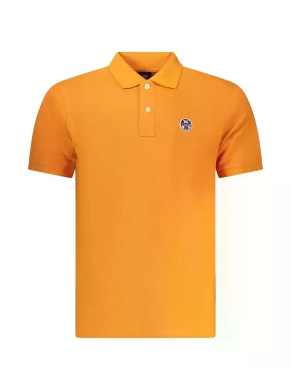 NORTH SAILS Logo-patch Polo Shirt - Orange