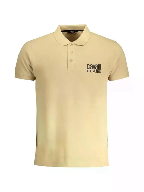 Roberto Cavalli Logo-print Cotton Polo Shirt