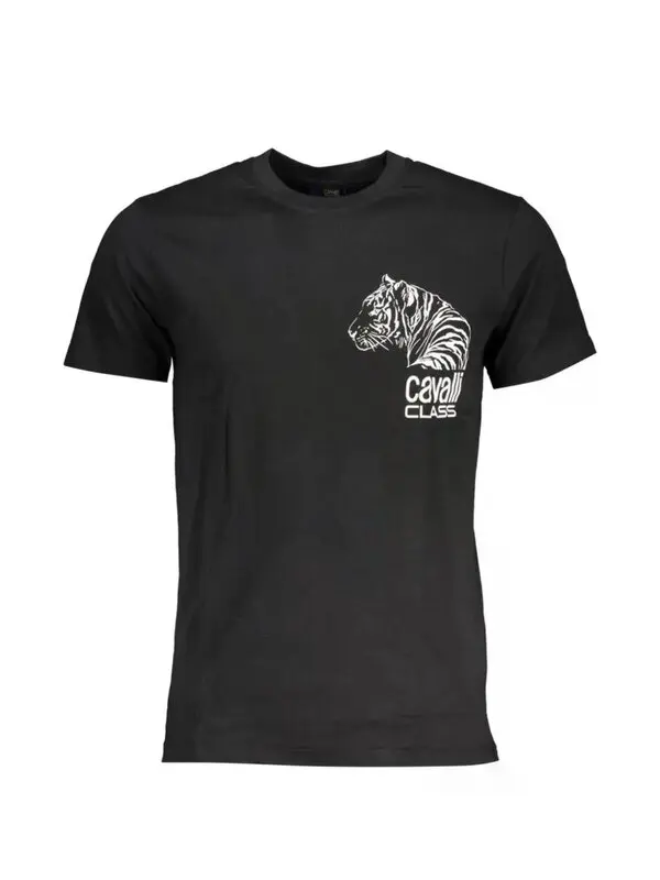 Roberto Cavalli Tiger-print T-shirt - Black