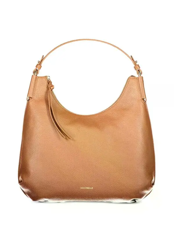 COCCINELLE Grained Shoulder Bag - Neutrals