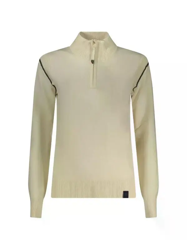 NORTH SAILS Piped Zip-up Sweater - Neutrals