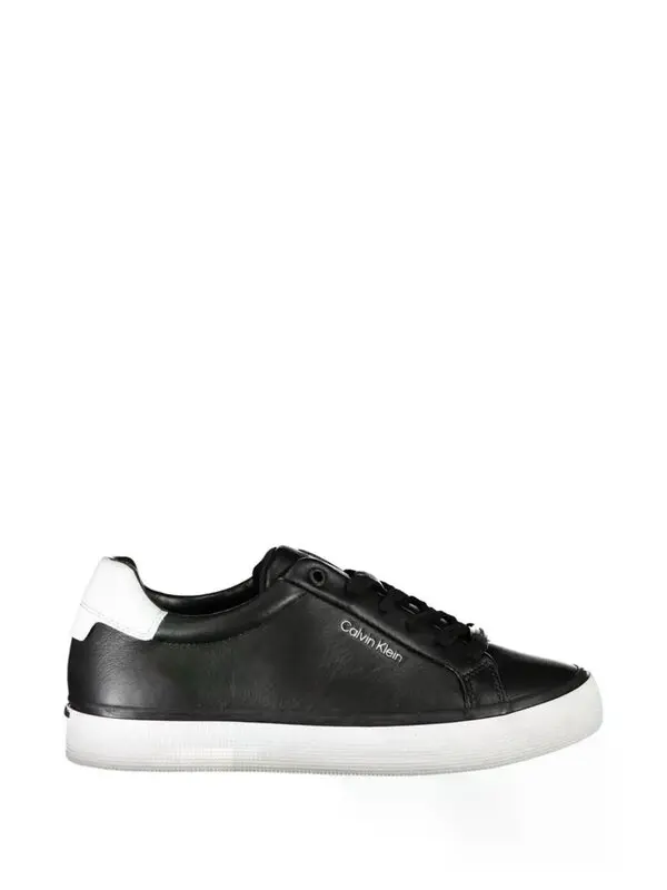 Calvin Klein Leather Sneakers - Black