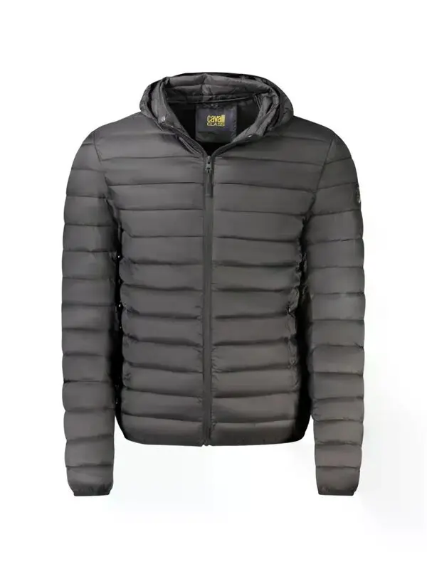 Roberto Cavalli Hooded Padded Jacket - Grey
