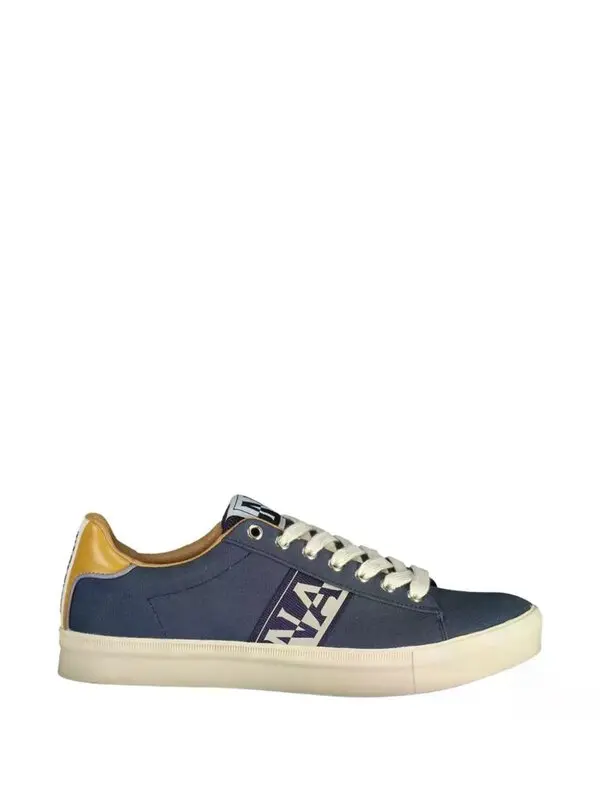 NAPAPIJRI Logo-print Canvas Sneakers - Blue