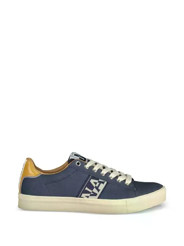 NAPAPIJRI Logo-print Canvas Sneakers - Blue