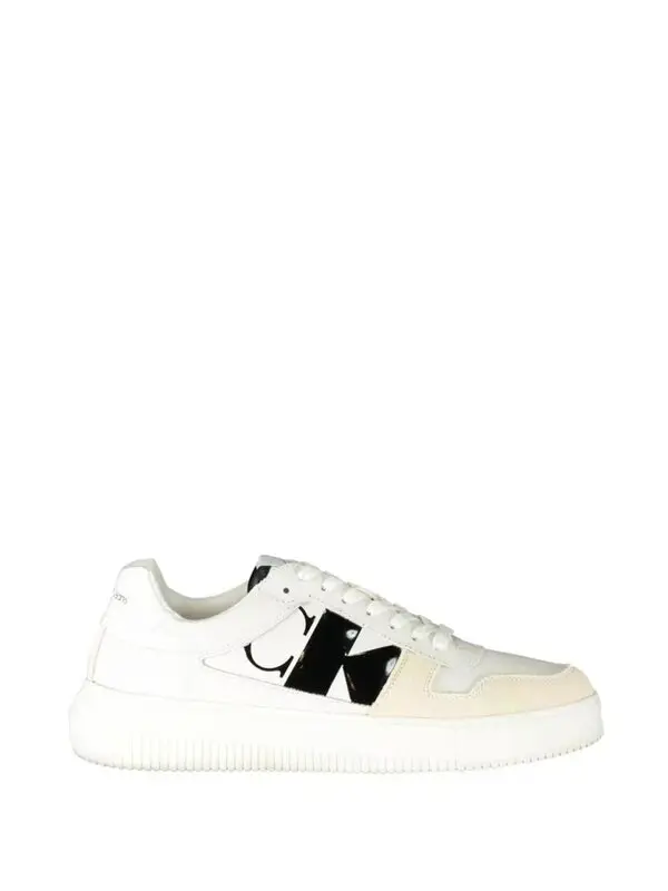 Calvin Klein Chunky Cupsole Logo Sneakers - White