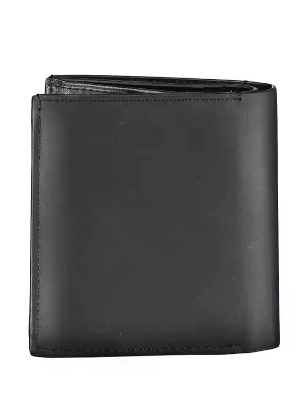 Calvin Klein Embossed-logo Bifold Wallet - Black