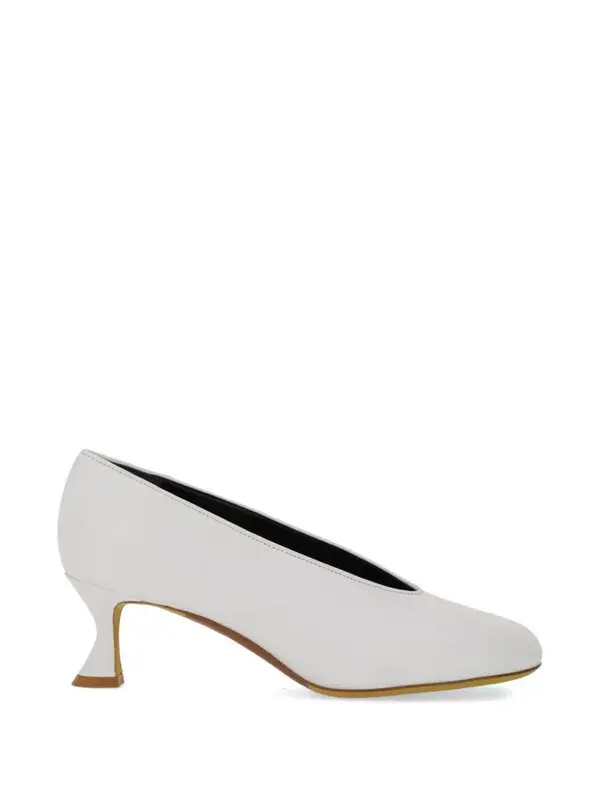 Moschino Round-toe Pumps - White