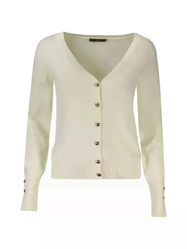 Guess V-neck Button-fastening Cardigan - Neutrals