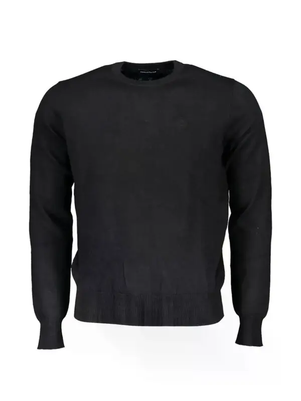 NORTH SAILS Logo-embroidered Crew-neck Sweater - Black