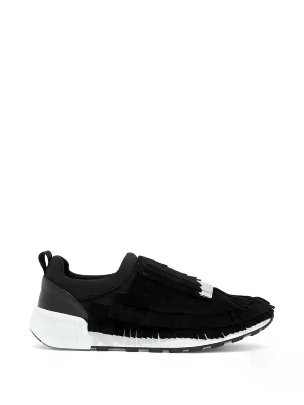 SERGIO ROSSI Sr1 Fringed Sneakers - Black