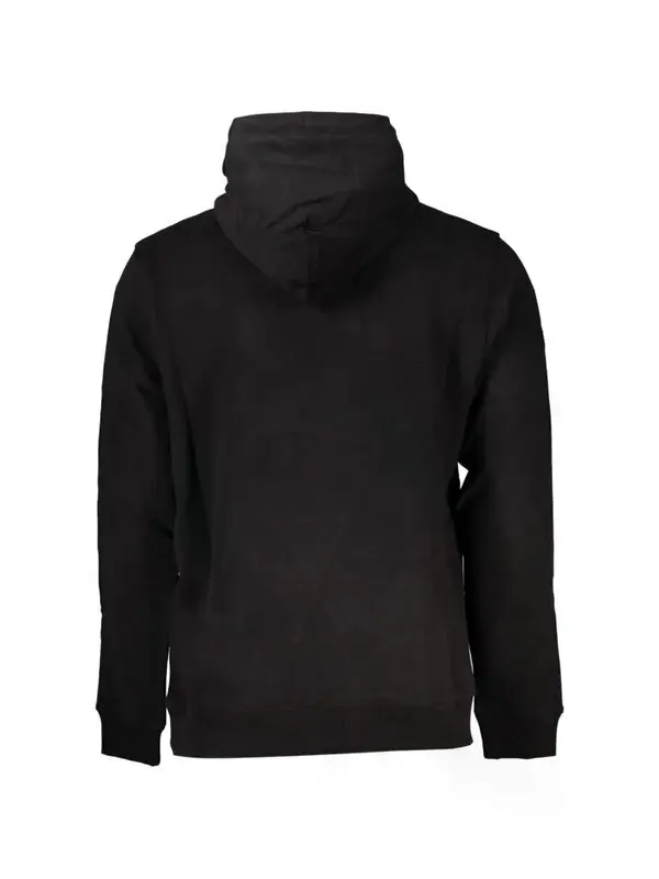 Tommy Hilfiger Logo-lettering Hoodie - Black