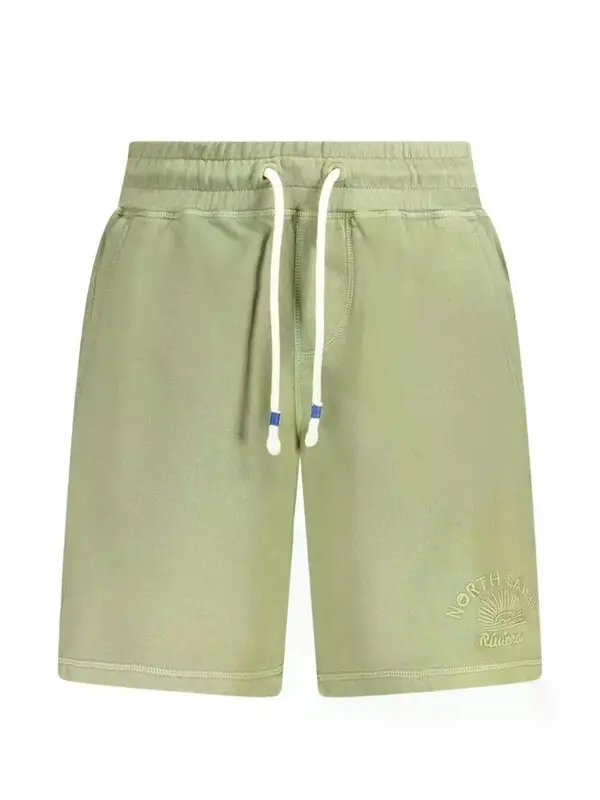 NORTH SAILS Drawstring Embroidered Shorts - Green